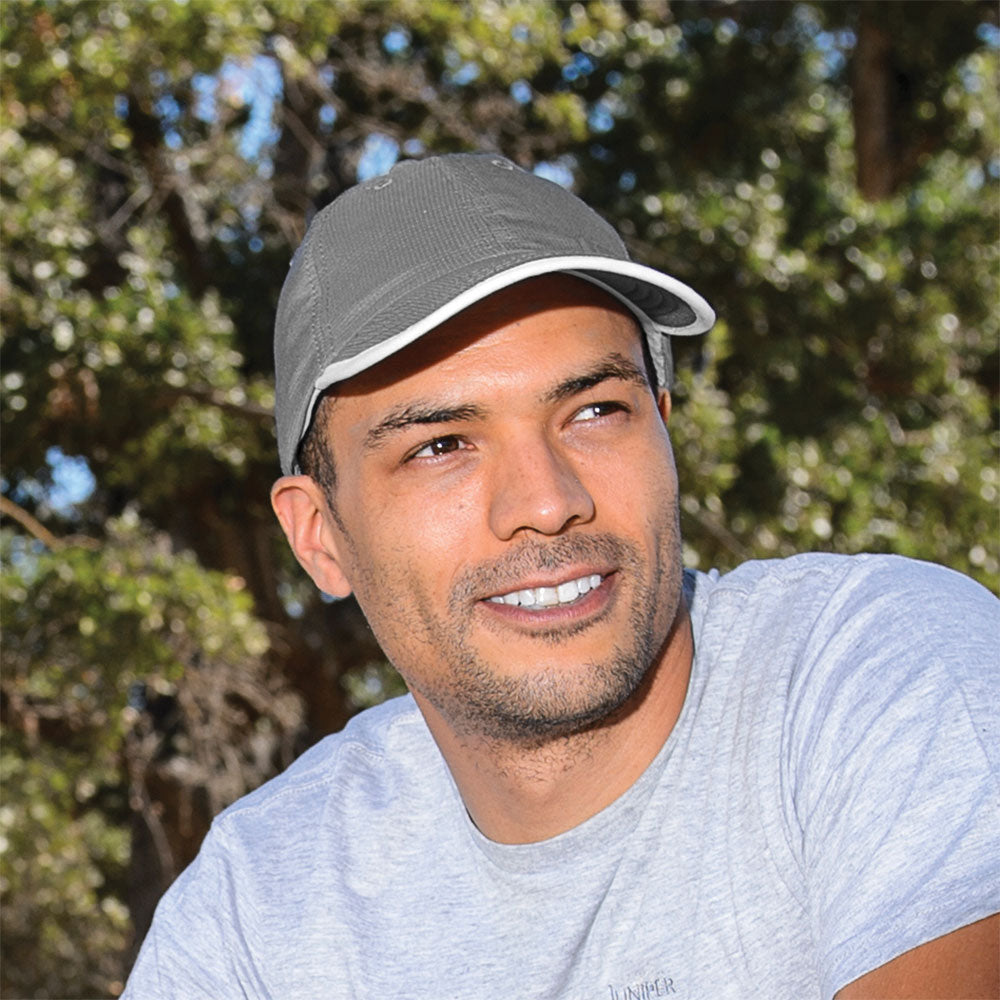 Polyester Dobby Performance Cap-Juniper Outdoor